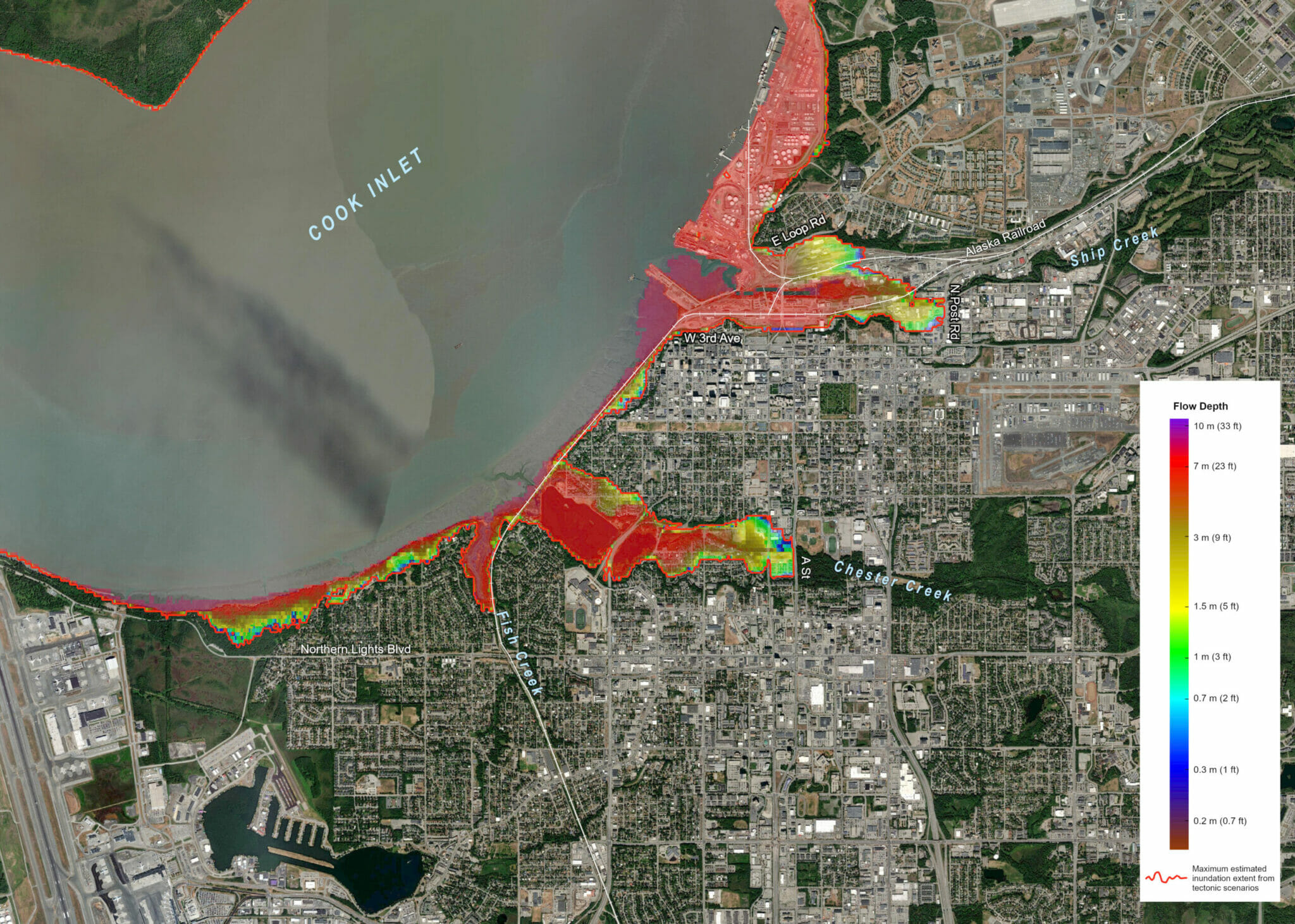 Most of Anchorage safe from tsunami, but new report notes threat from ...