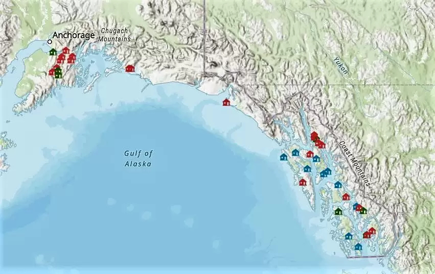 Sites announced for 7 new Tongass and Chugach recreation cabins