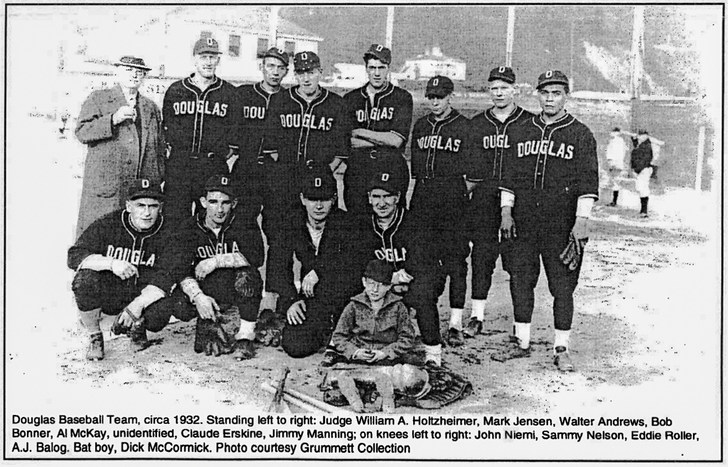 The Douglas ballpark was once named for a star Lingít athlete ...