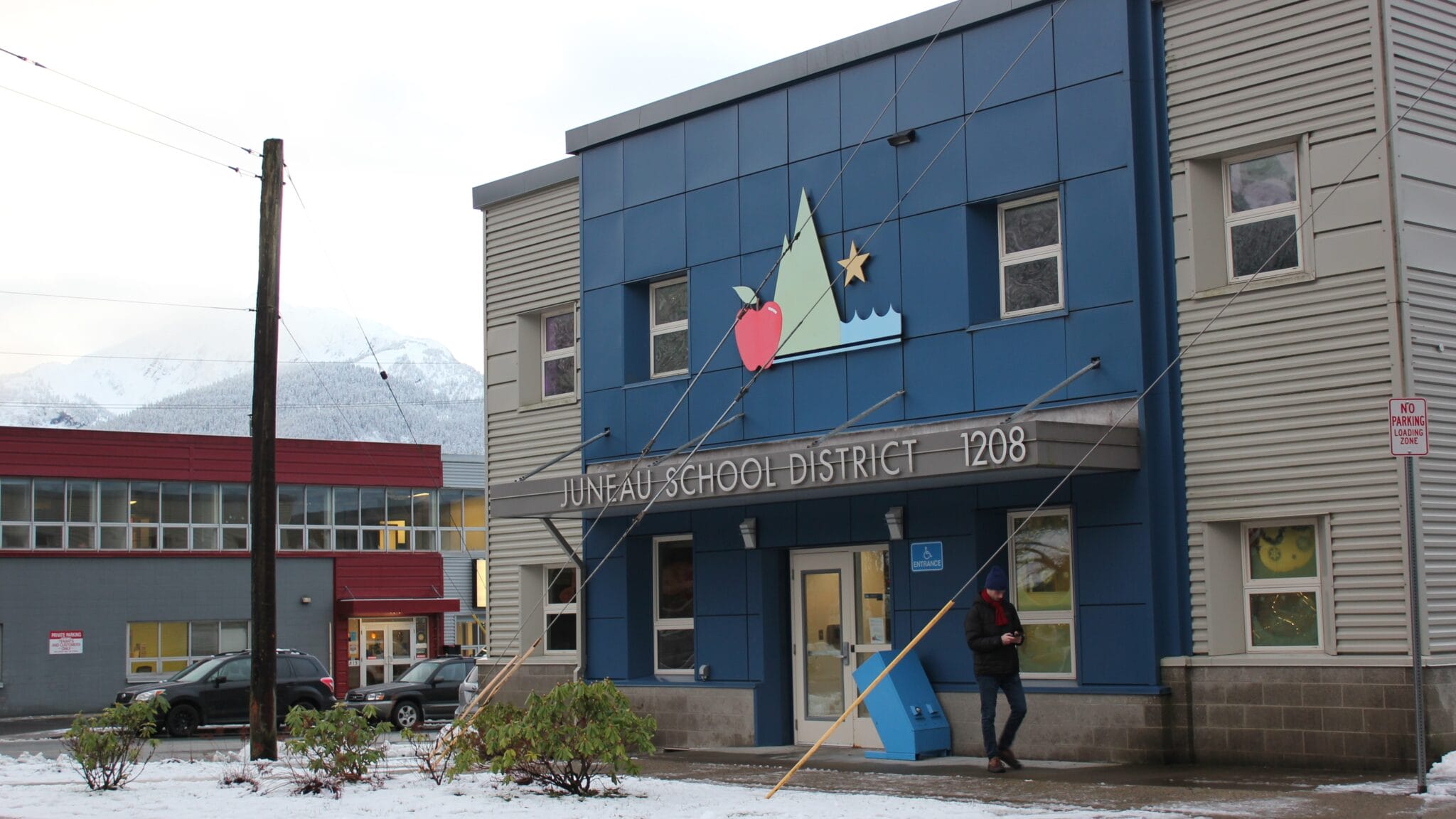 The Juneau School District’s administrative services director has resigned