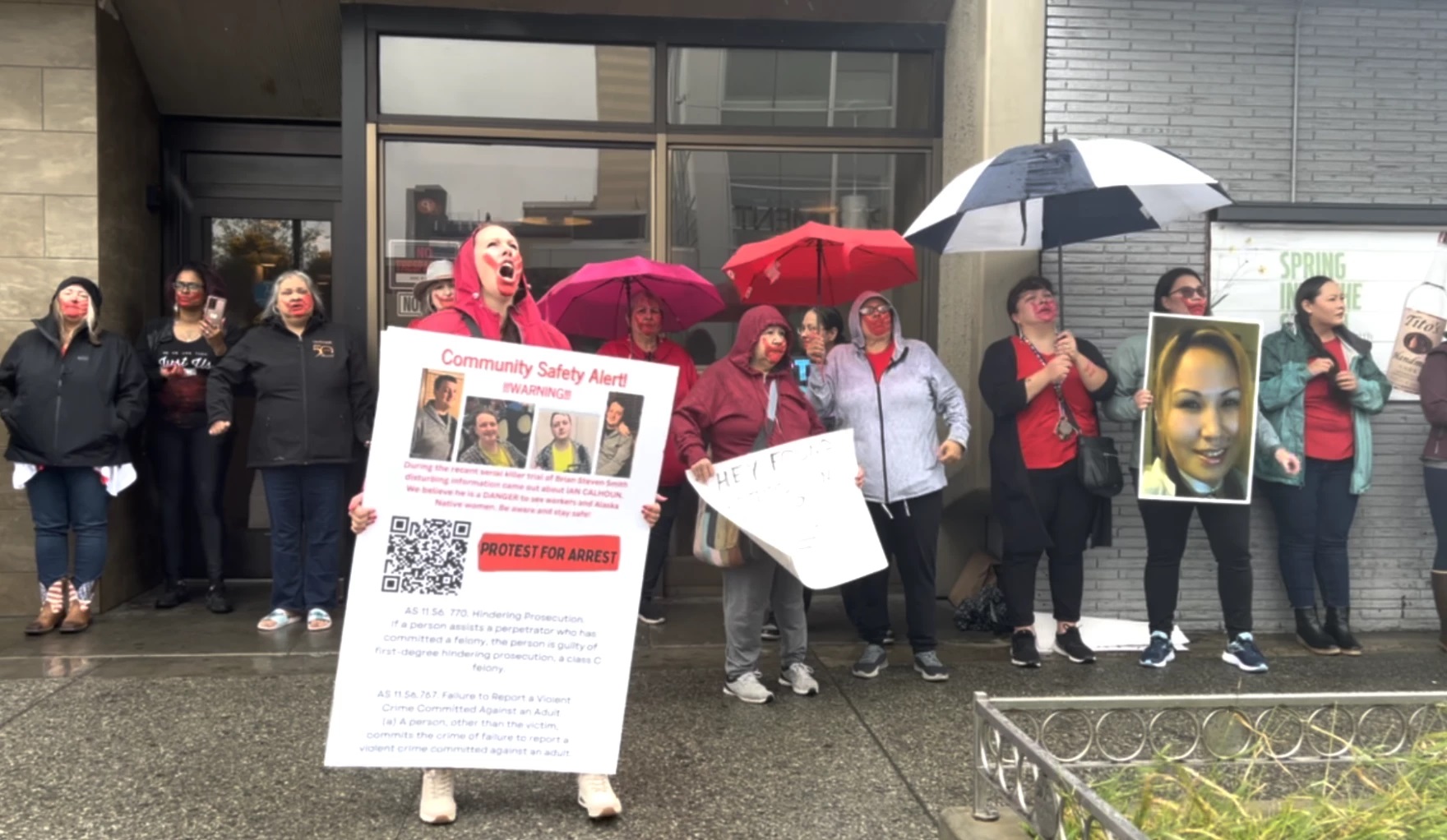 In Anchorage protest, woman’s family says she is convicted killer Brian ...