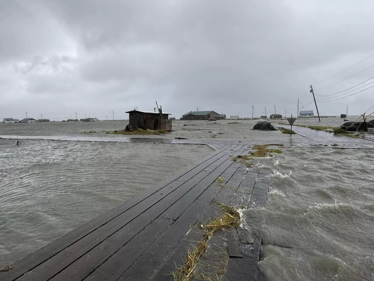 Bering Sea storm brings erosion and flooding to Western Alaska communities