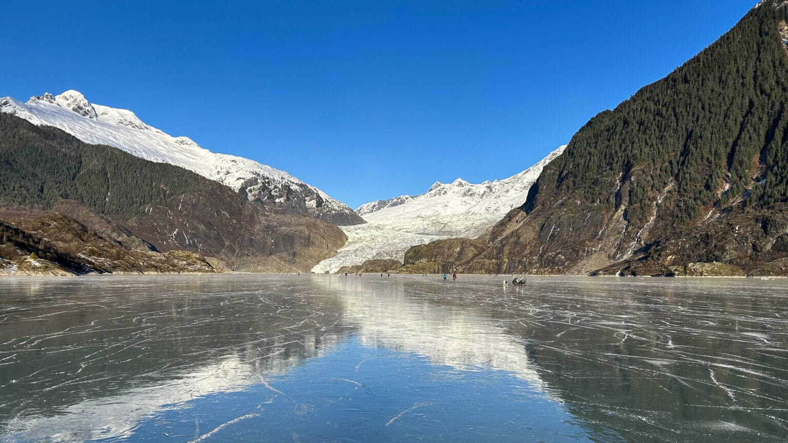 Caution advised as Juneau lakes freeze for the first time this winter