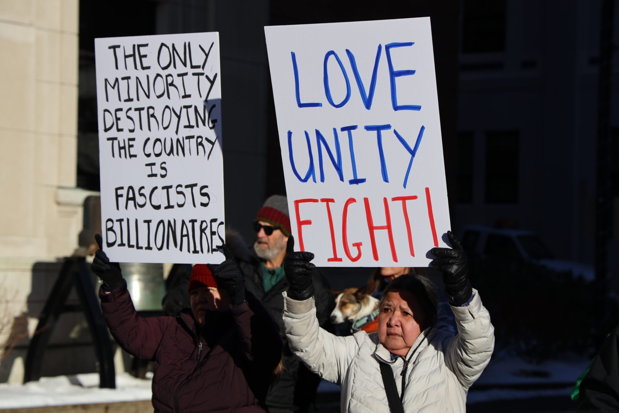 Protesters in Juneau rally against Trump administration policies