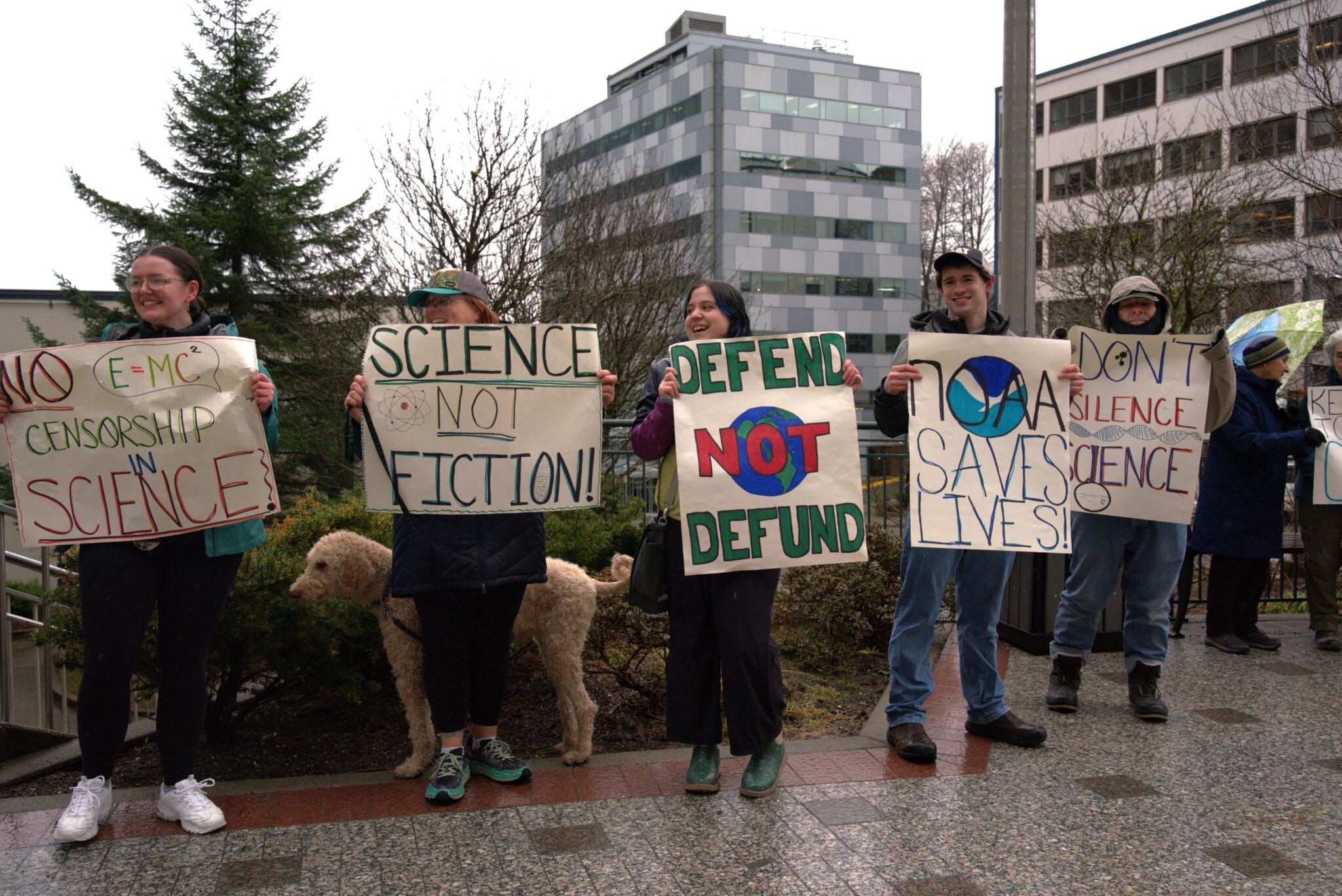 Protesters in Juneau ‘Stand Up for Science’ amid federal firings and ...