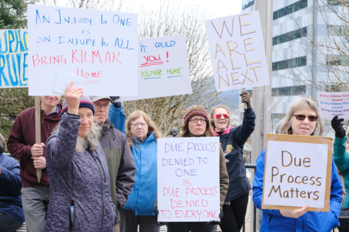 Alaskans rally for due process rights and return of Maryland man ...