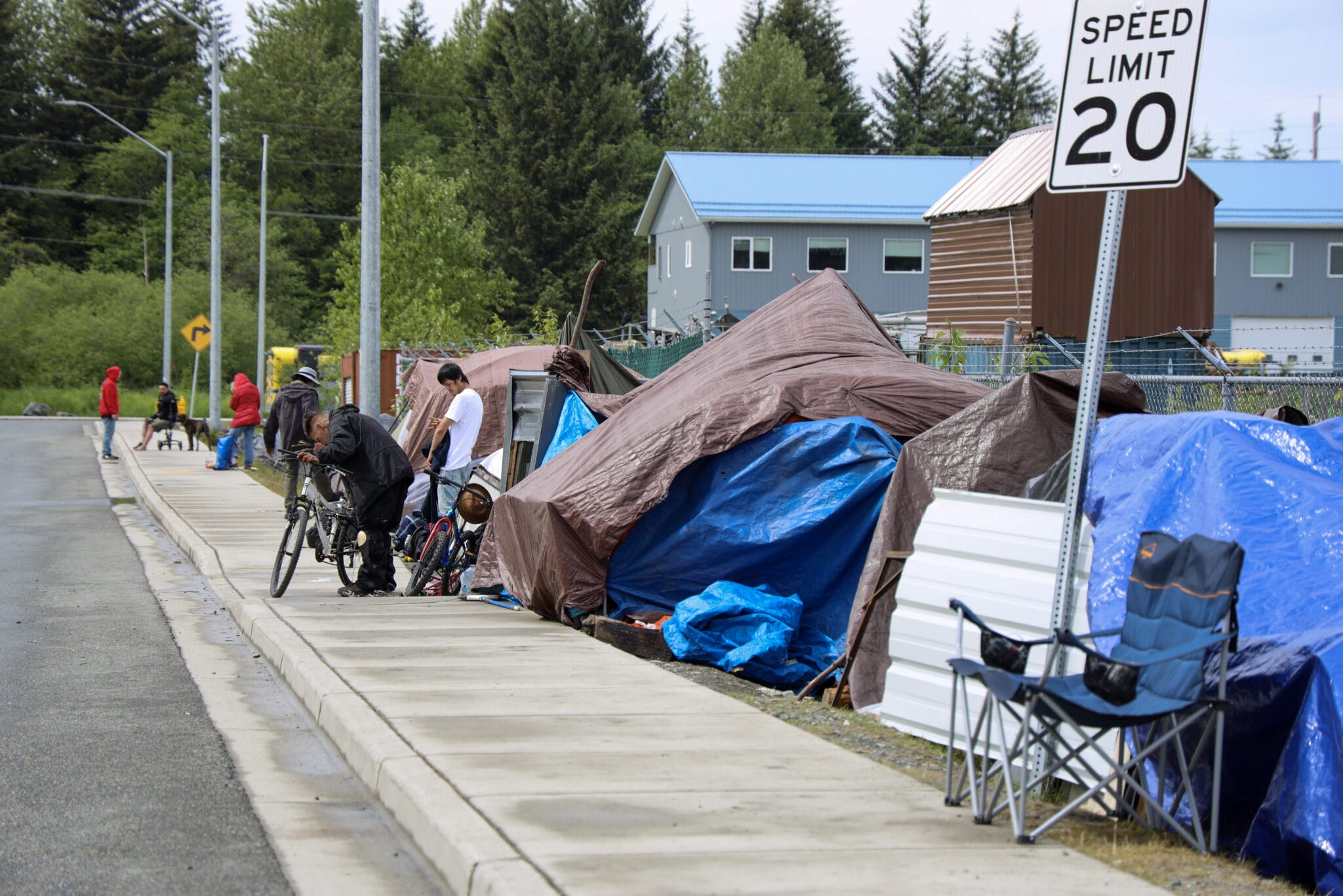 Police clear homeless encampment in Juneau amid safety concerns