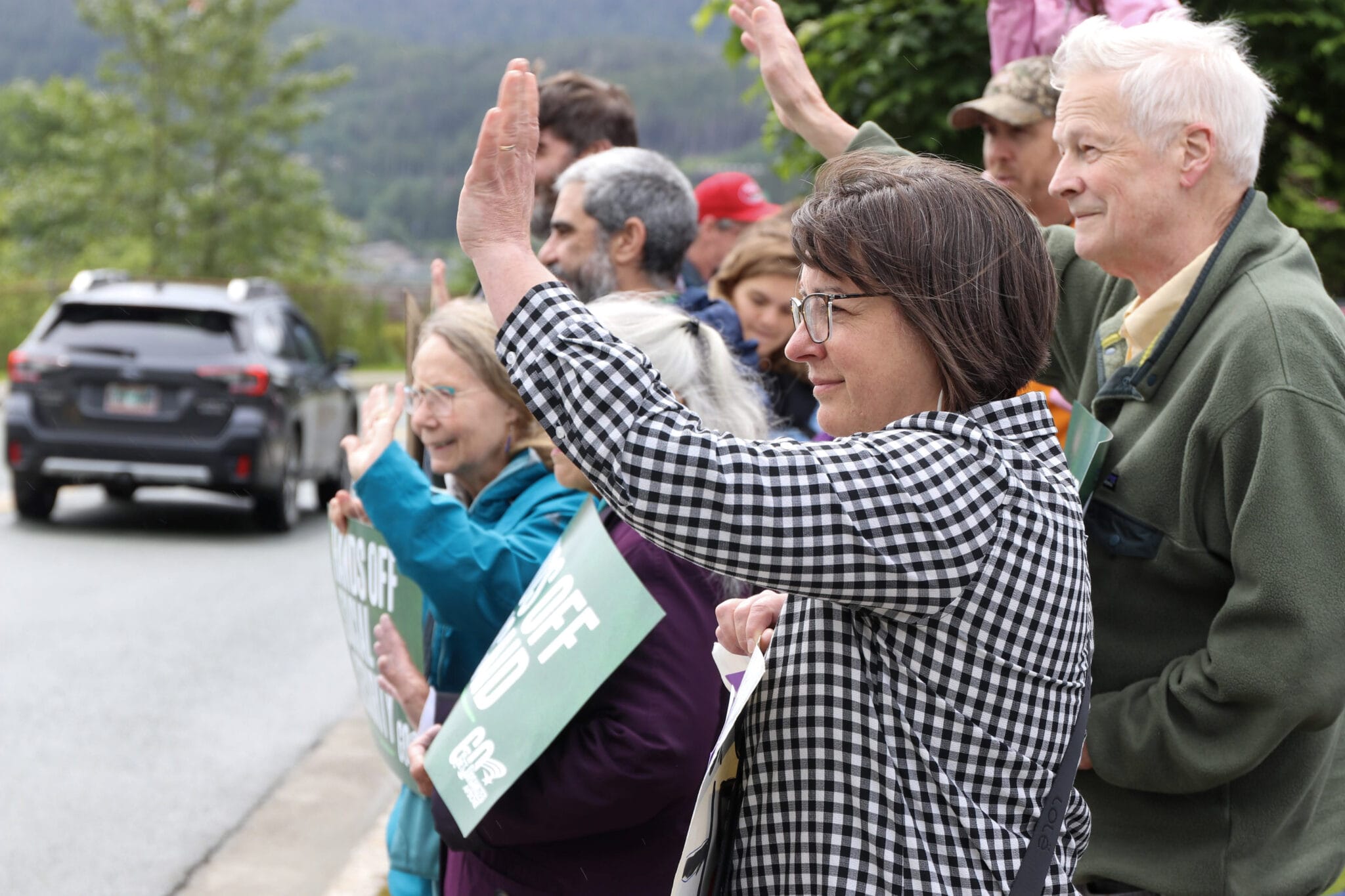 Juneau residents rally for Medicaid as Congress nears megabill vote