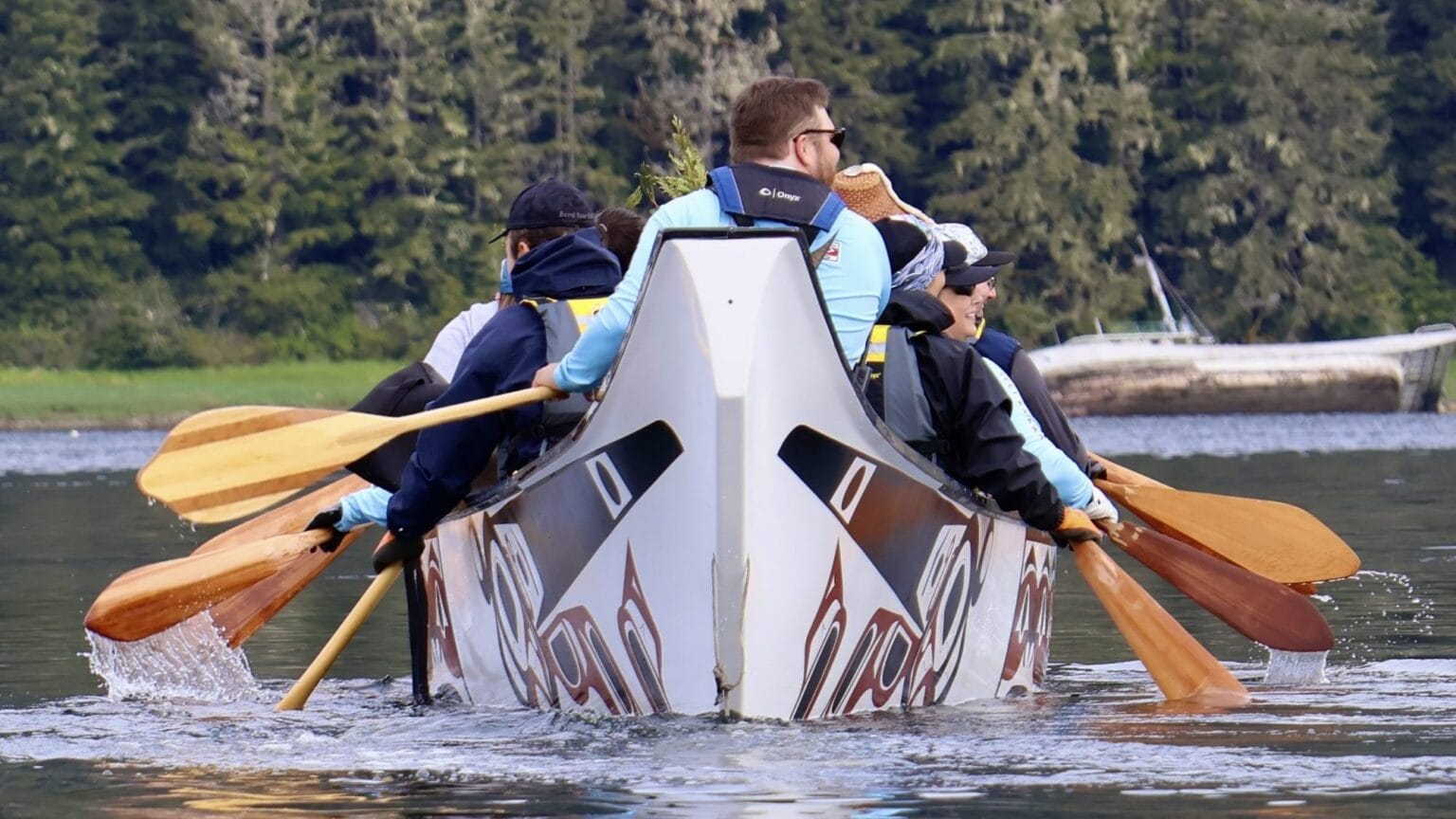 Canoes launch from Petersburg on Journey to Celebration